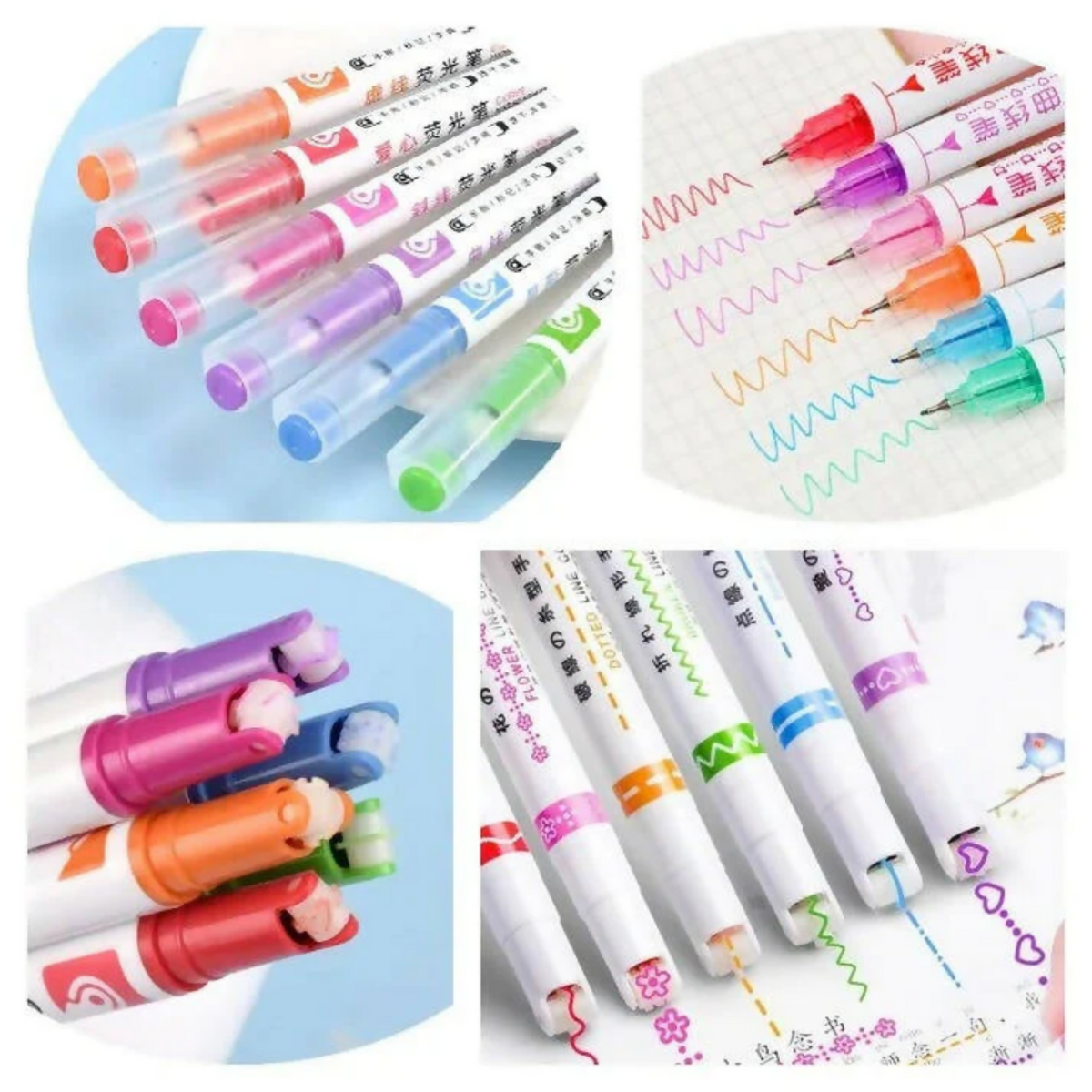 3-Piece Cute Drawing Marker Set for Vibrant Creations – Action WebStore