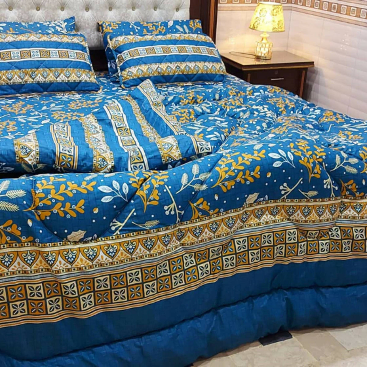 6 Piece Polycotton Bedding Set | Single & King Size | Multiple Colors – Action WebStore