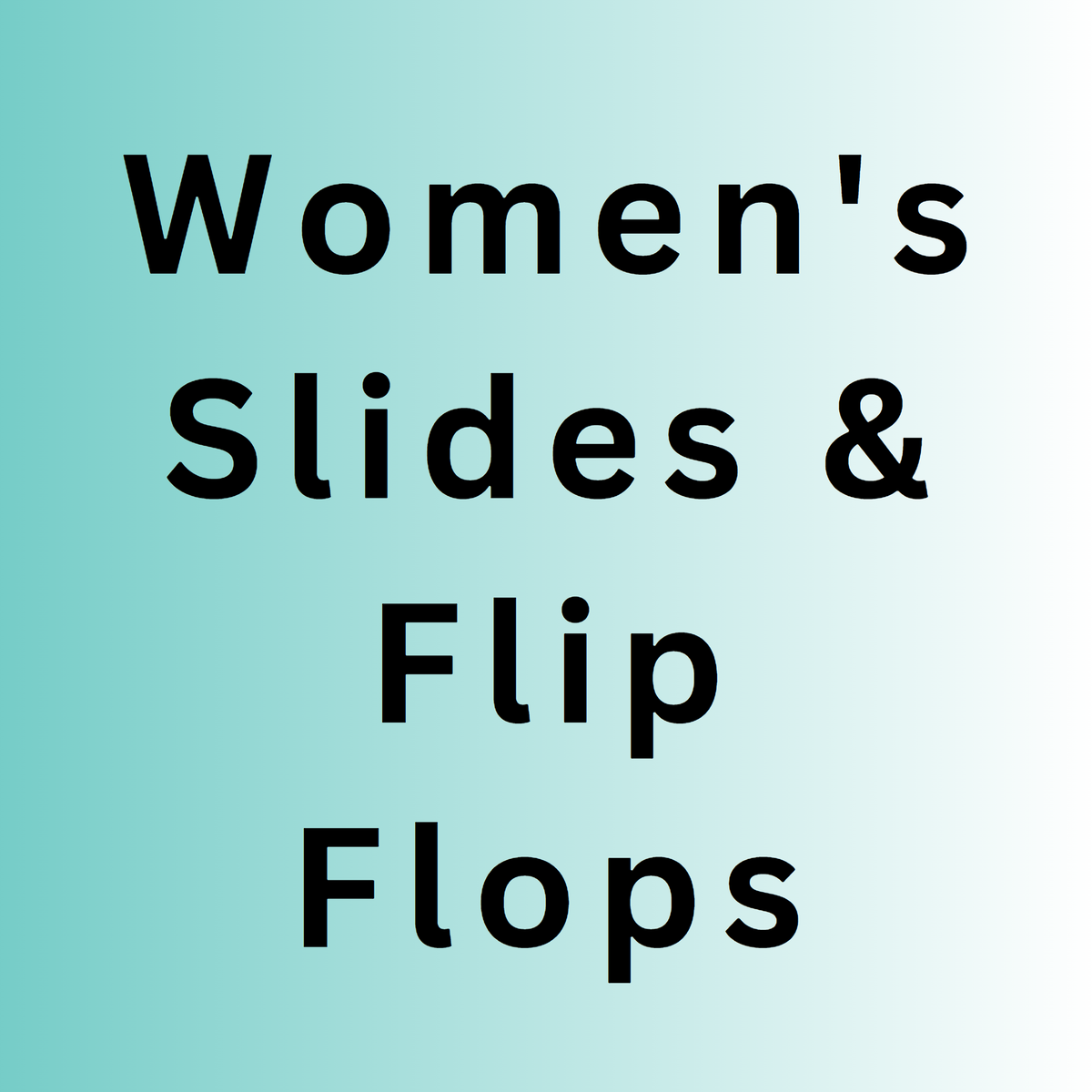 Women's Slides & Flip Flops – Action WebStore