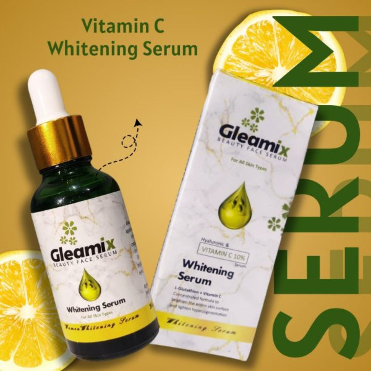 Buy Vitamin C Glow Serum, Gleamix Skin Care for All Types | Action.pk ...
