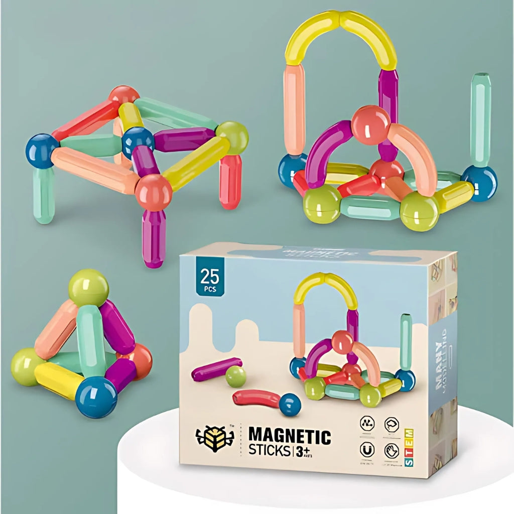 Buy Magnetic Sticks 25 Pcs Set for Kids’ Educational Fun at Action.pk ...