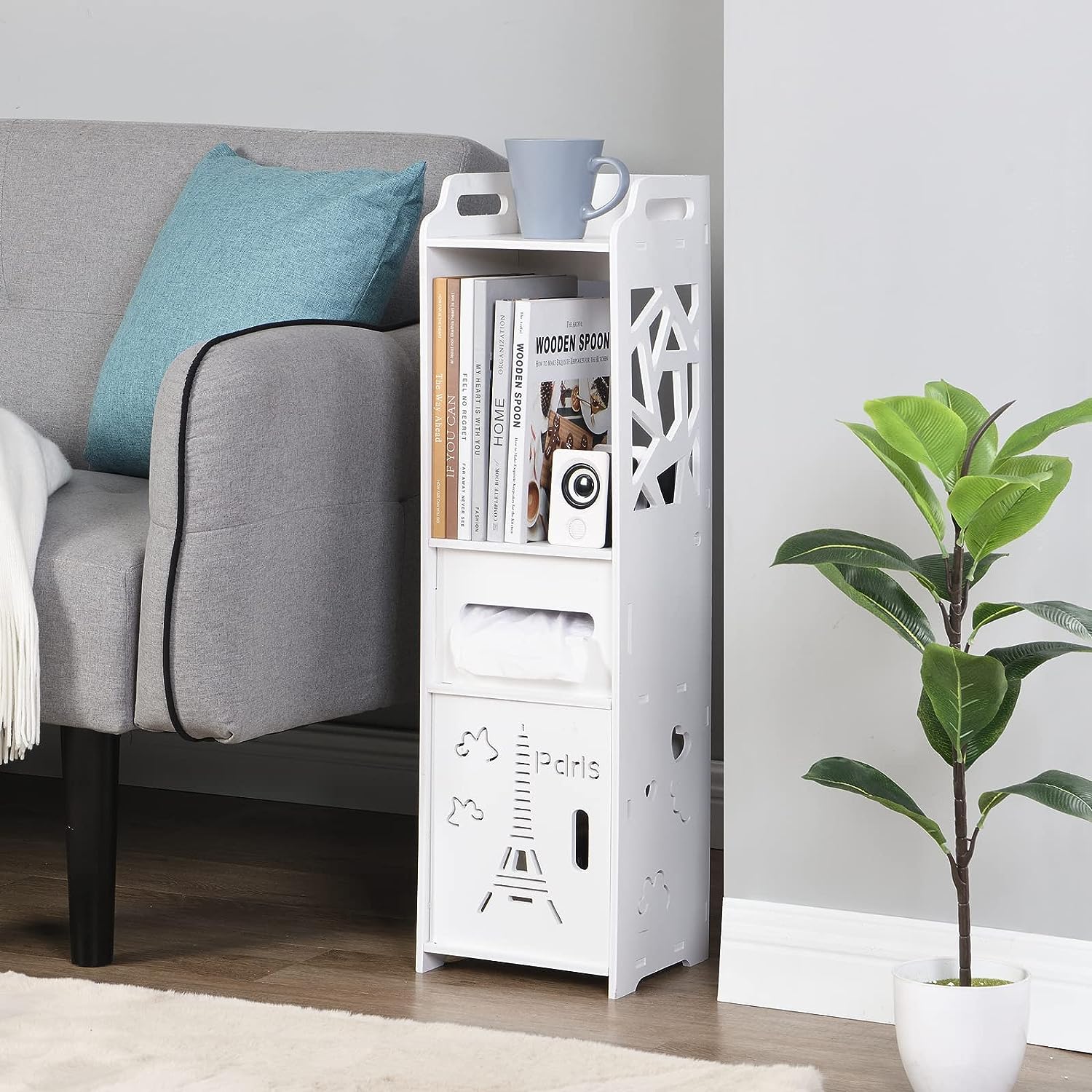 Spakoo Paris Bathroom Cabinet Stand Organizer Rack – Action WebStore