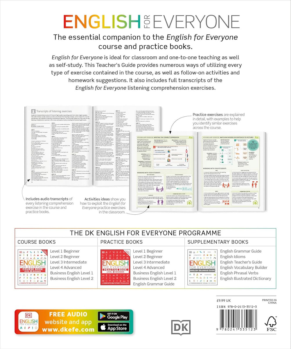 English for Everyone Teacher's Guide – Action WebStore