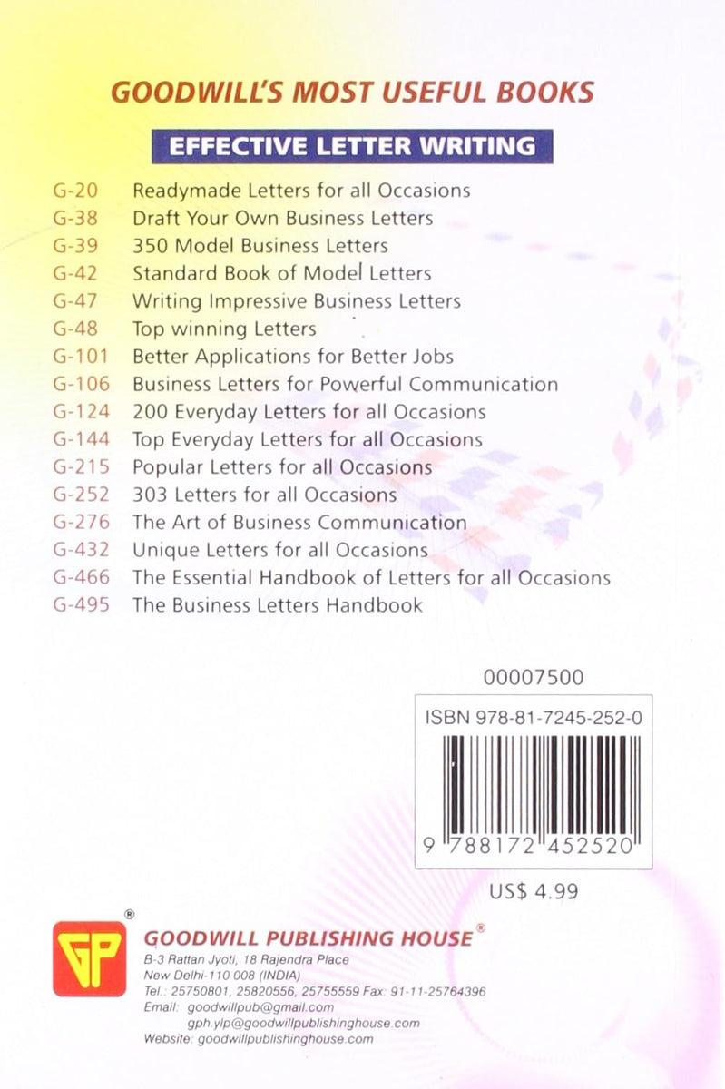 303 Letters for All Occasions | Goodwill Publishing House – Action WebStore
