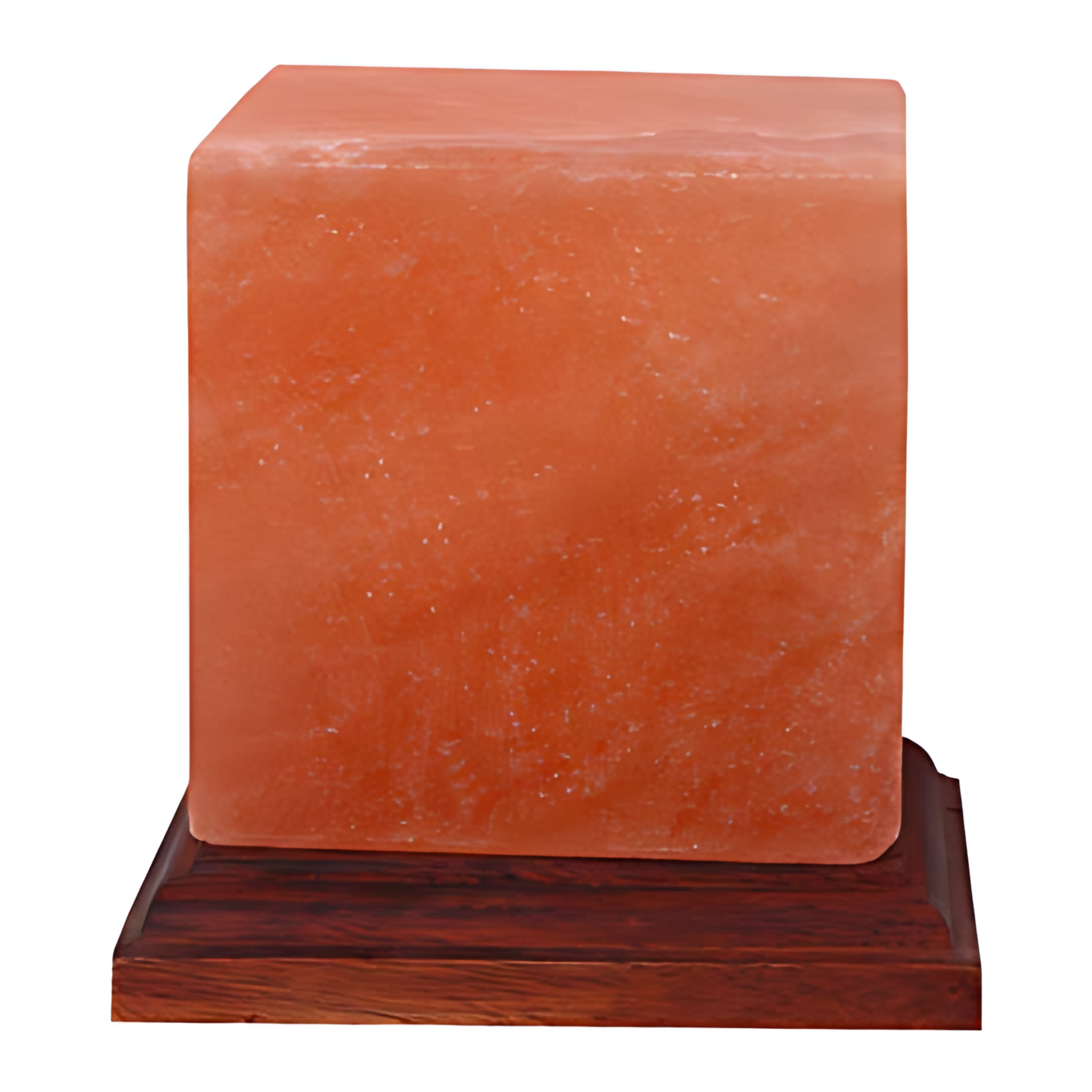 Cube Pink Salt Lamp, 7-Watt LED & Wooden Base | Buy at Action.pk ...