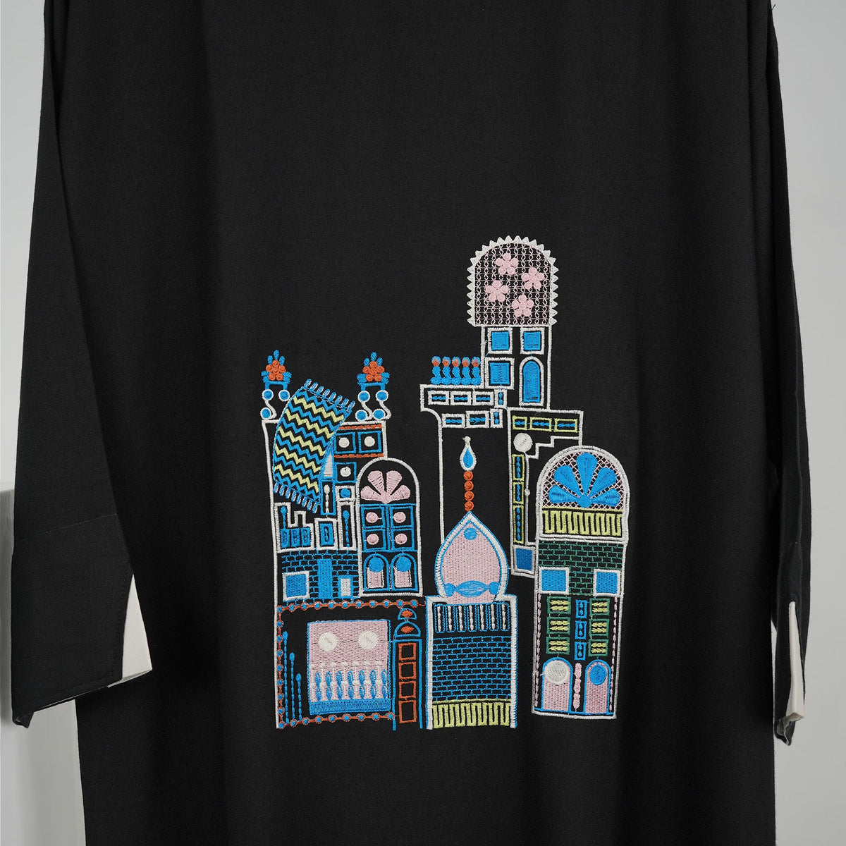 Black Embroidered Shirt – Action WebStore