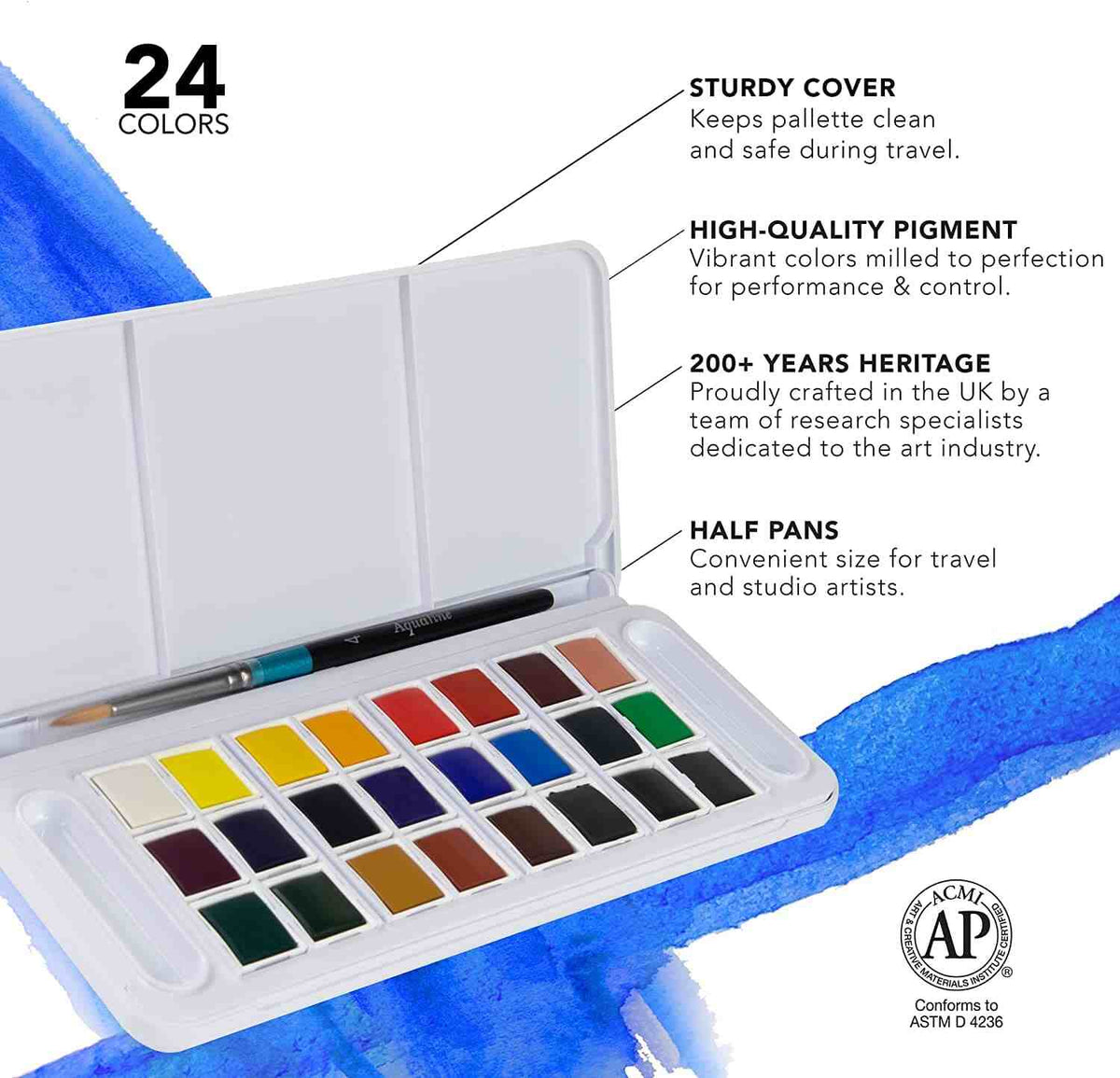 Buy Daler Rowney Aquafine Watercolor Paint Set Online – Action WebStore