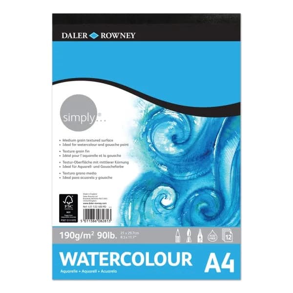 Buy Now Daler Rowney Simply Watercolor Pad – Action WebStore