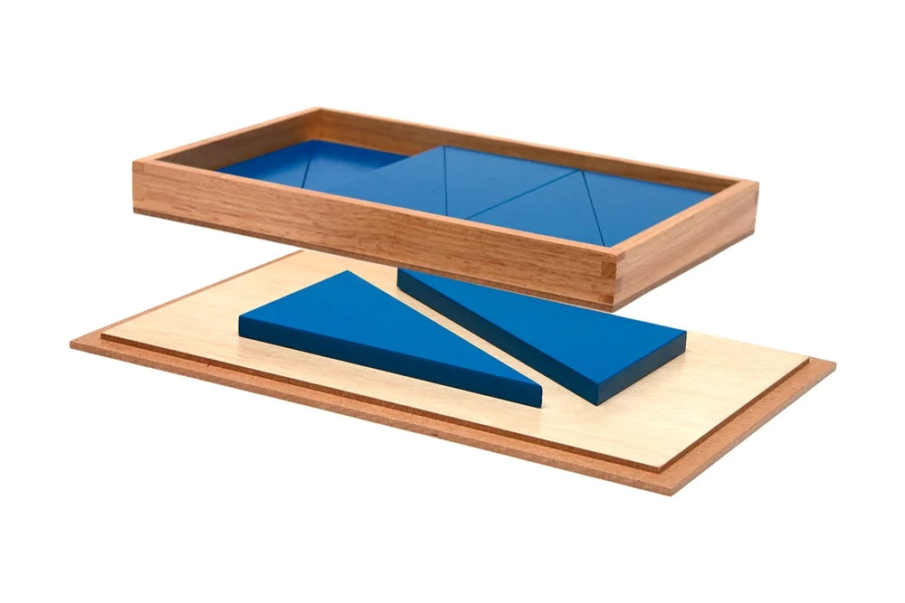 Wooden Montessori Blue Constructive Triangles – Action WebStore