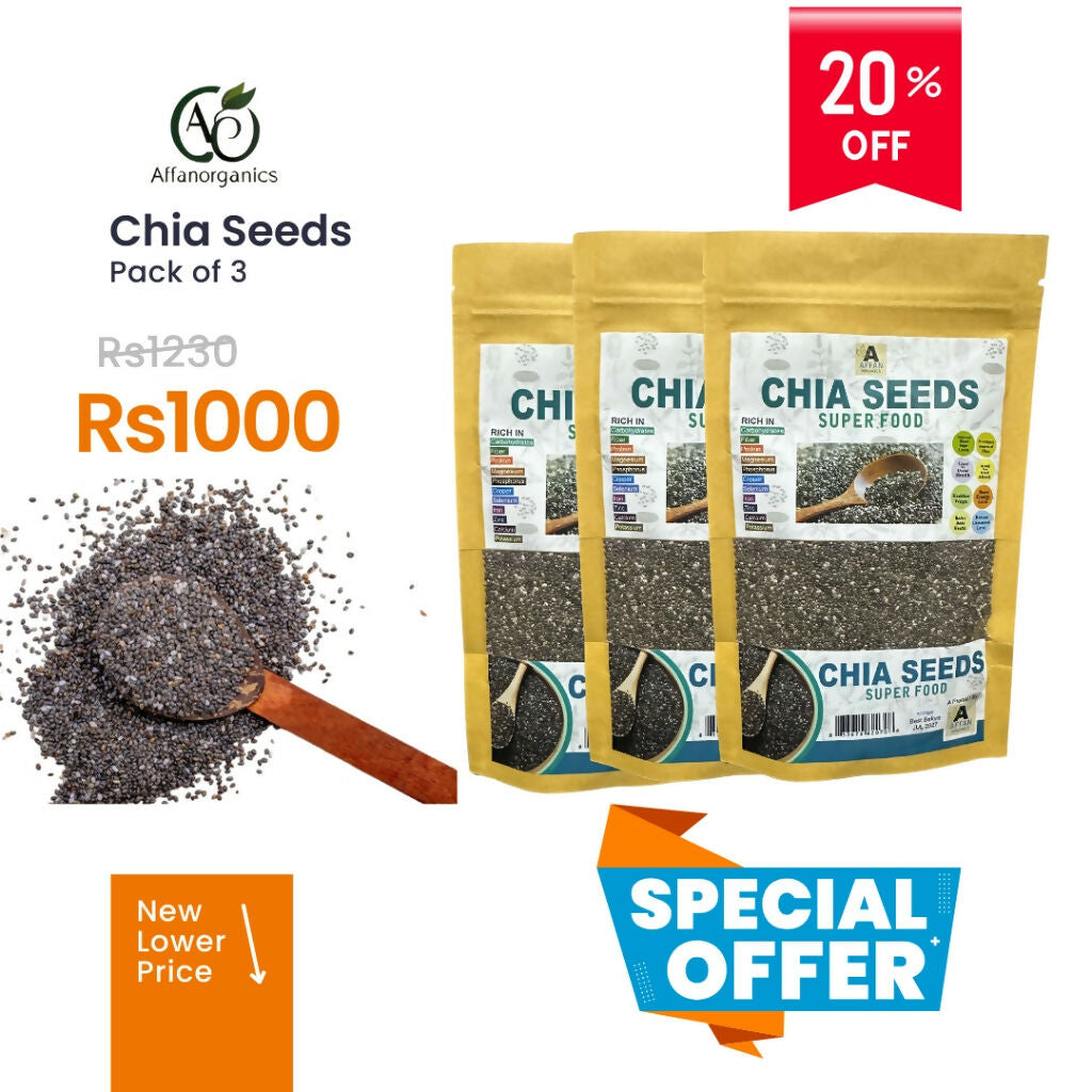 Chia Seeds for Weight Loss & Skin Health – 100 Grams | Action.pk ...