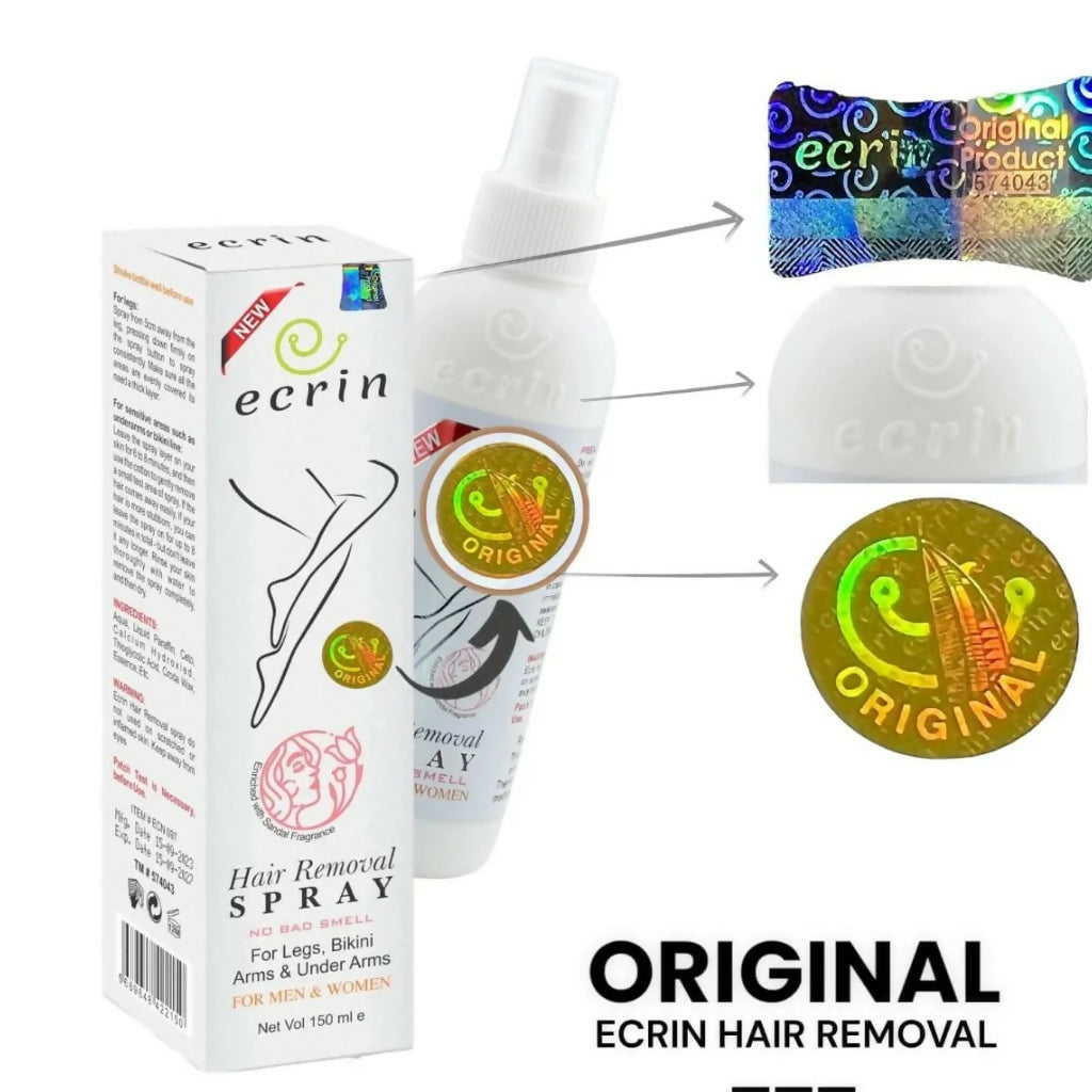 Ecrin Hair Removal Spray, Fast & Convenient Hair Removal | Action.pk ...