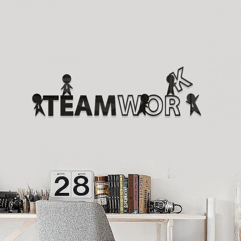 Teamwork wall art - office wallart – Action WebStore