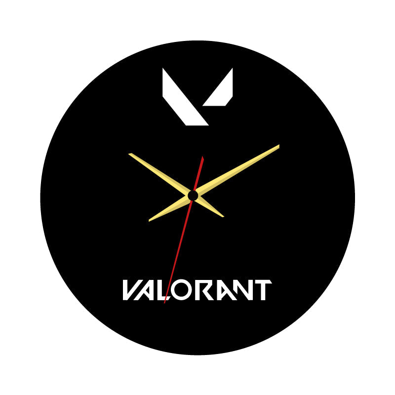 Valorant Acrylic Clock – Action WebStore