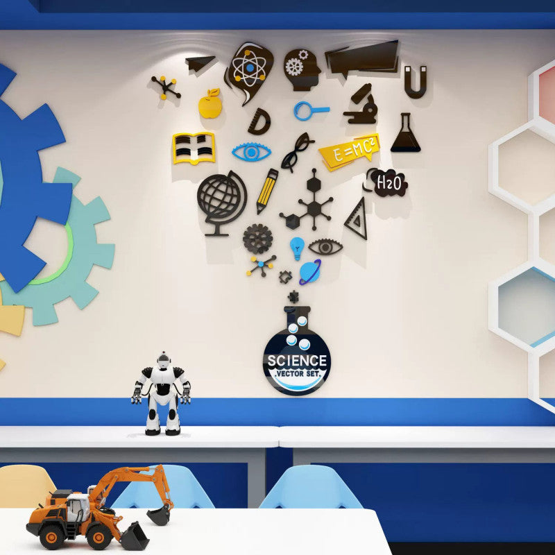 Science Objects Experimental Acrylic Wallart – Action WebStore