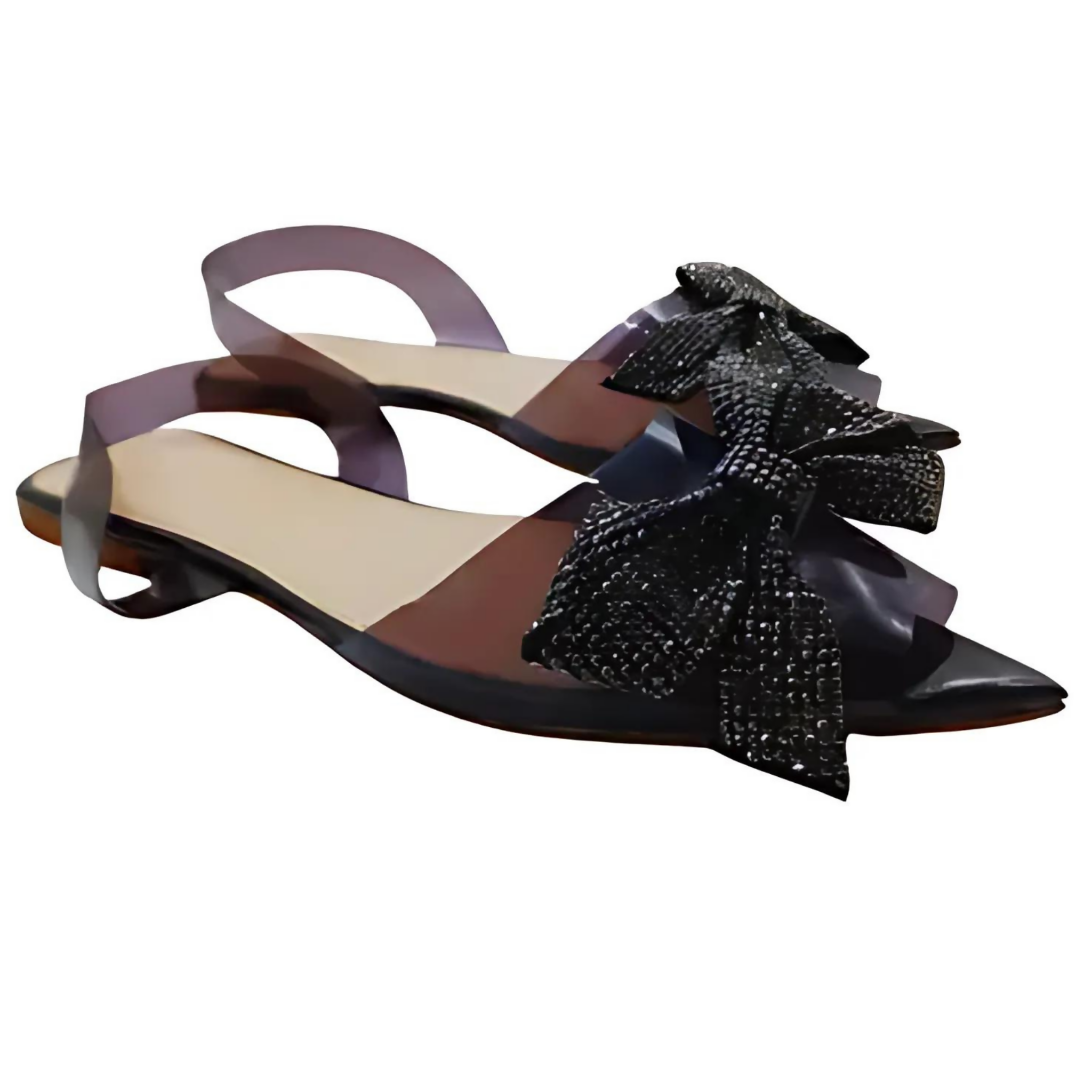 Beautiful Flat Slippers for Women, Leather Design | Action.pk – Action ...