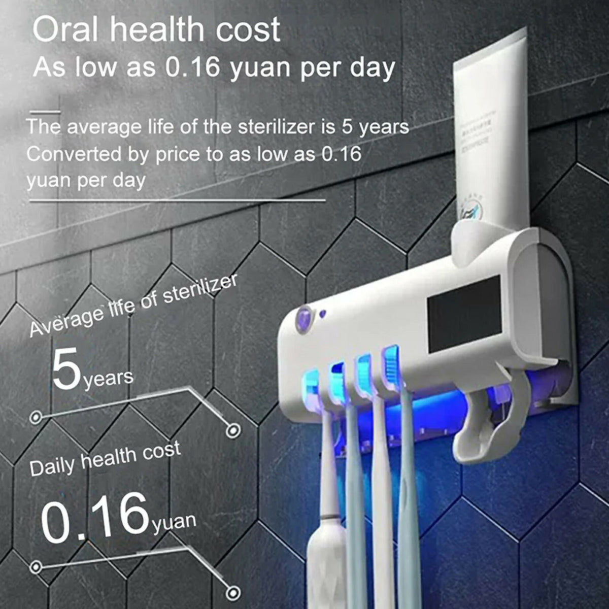 Solar-Powered Automatic Toothpaste Dispenser | Available on Action.pk ...