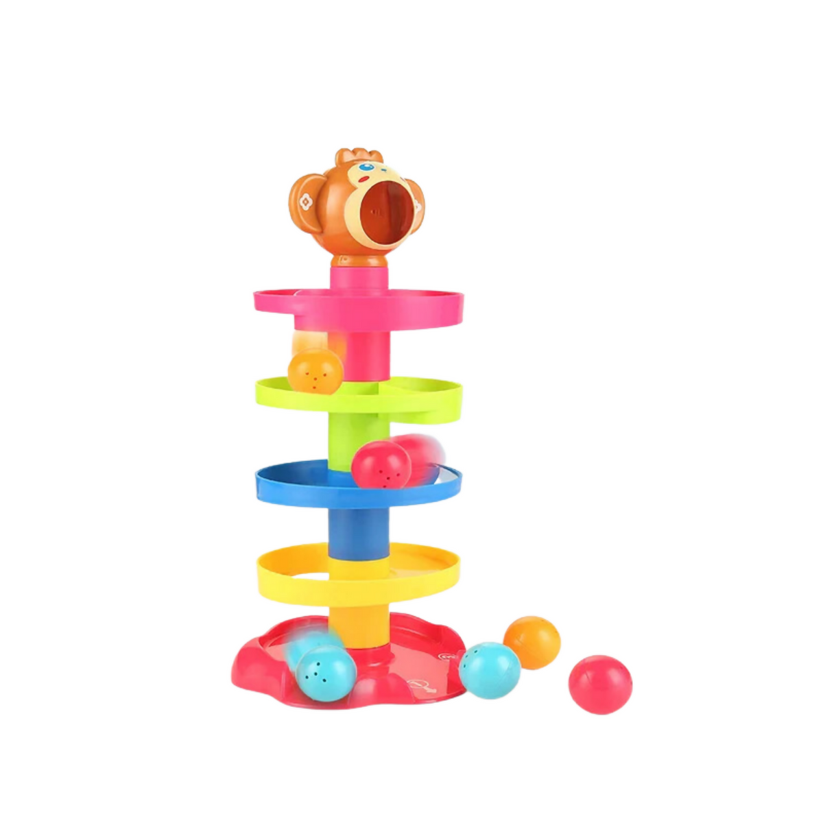 Colorful Ball Tower with Spinning Activity Balls – Action WebStore