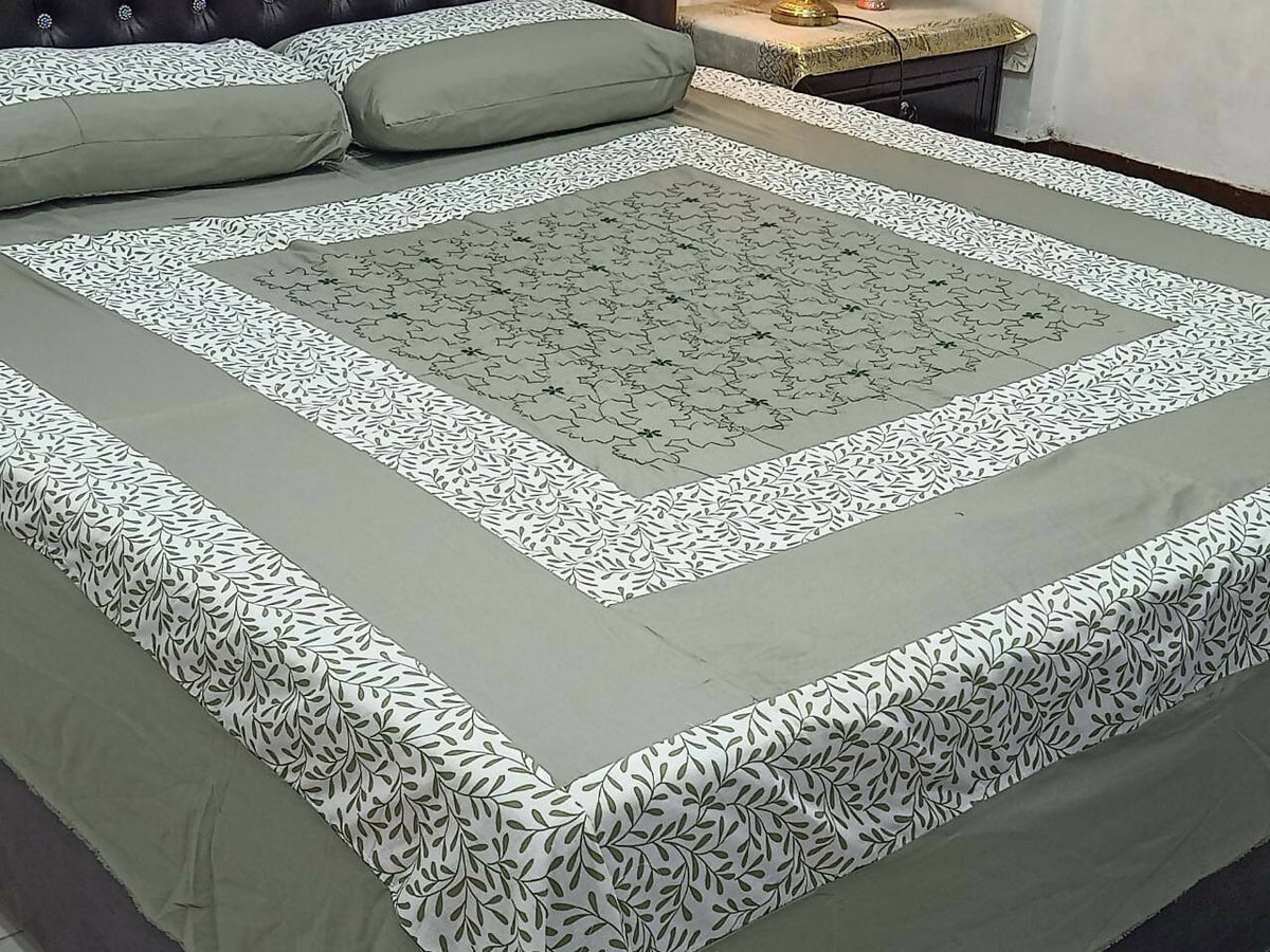 Discover Exquisite Embroidered Patchwork Bedsheets – Action WebStore