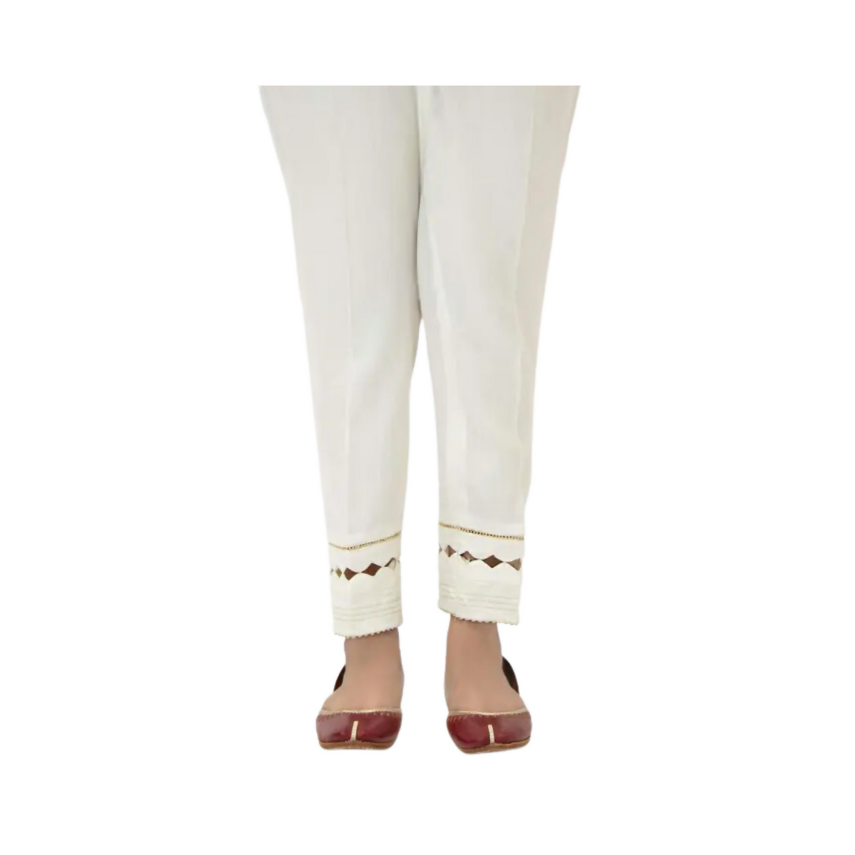 Ladies' Cotton Stitch Shalwar Trouser - Timeless Fashion – Action WebStore