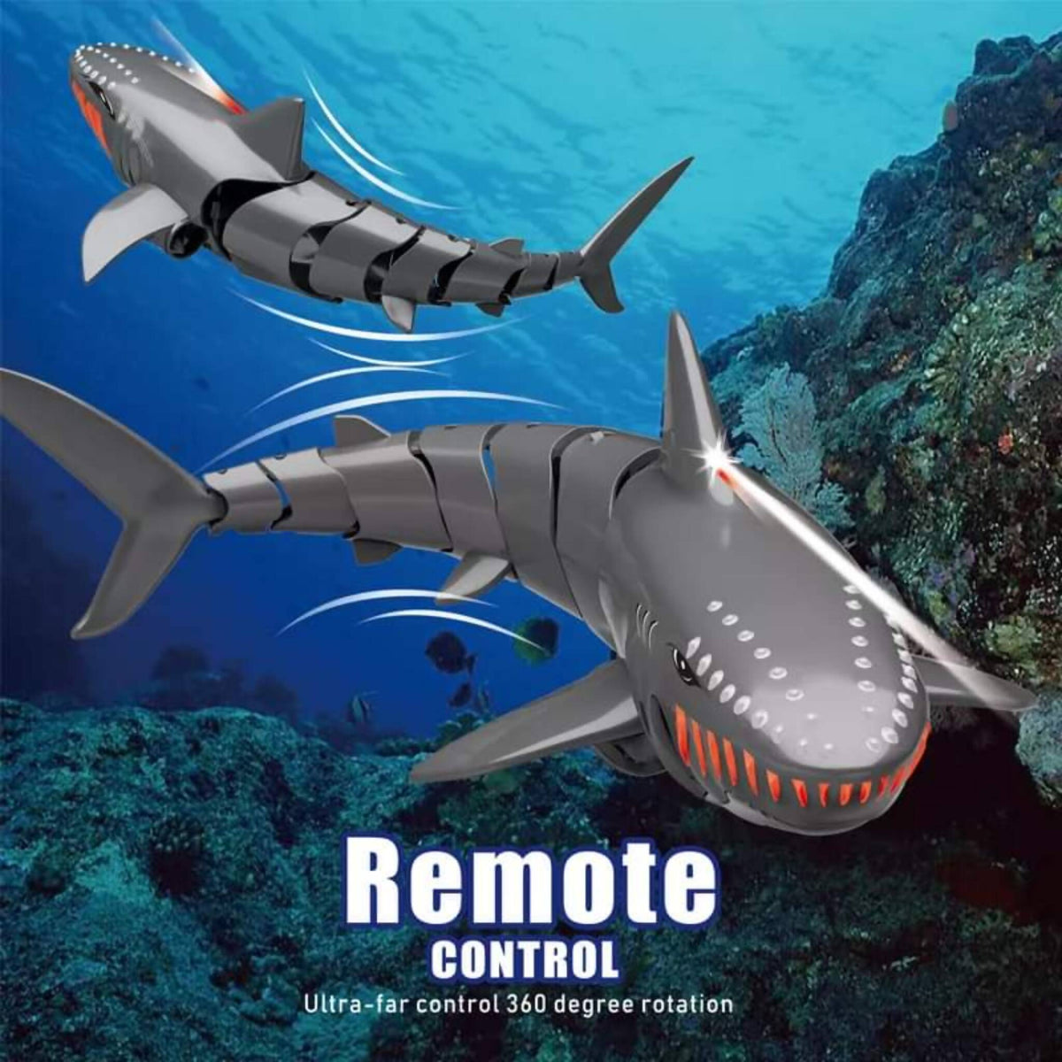 Dive into Fun, Remote-Controlled Swimming Shark! – Action WebStore