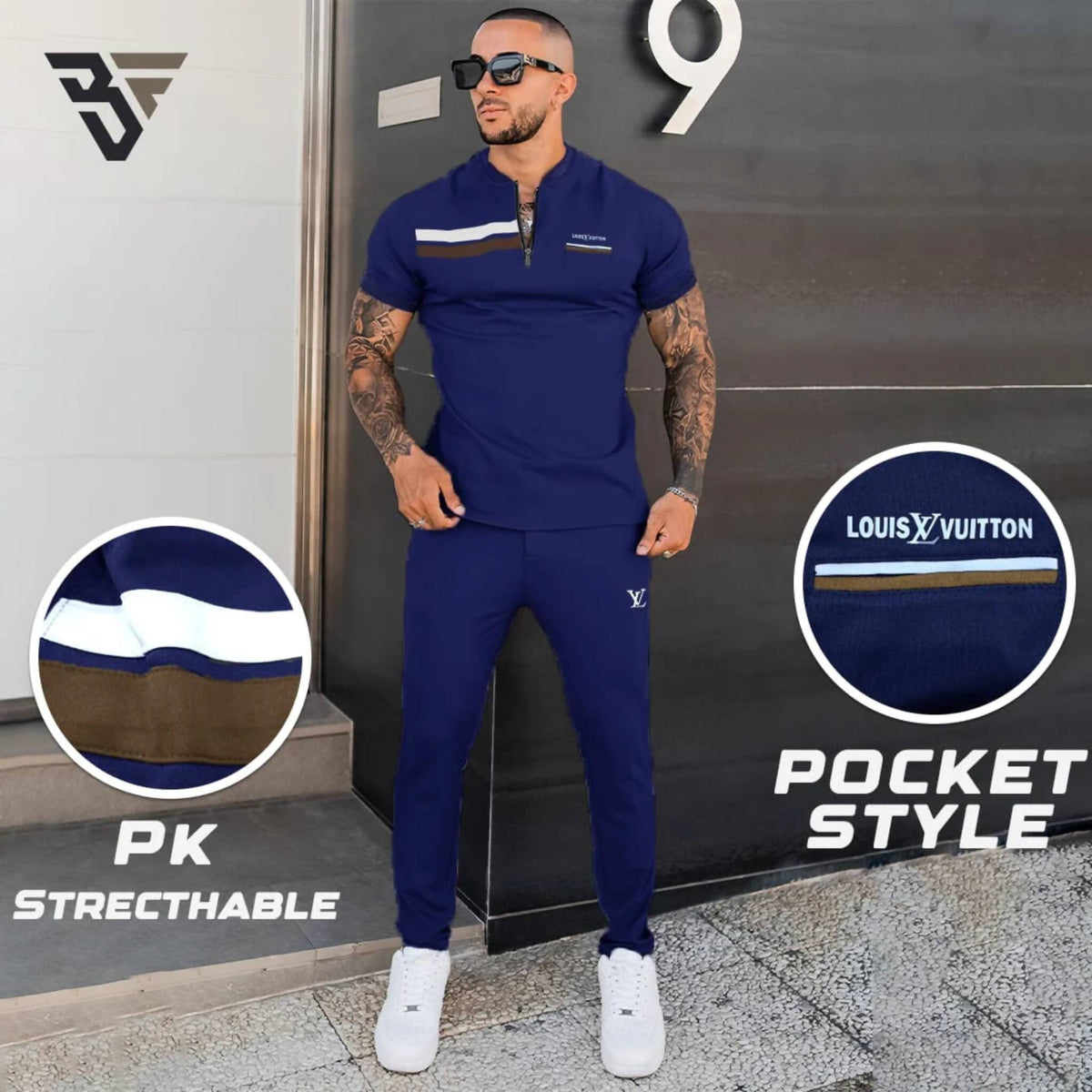 Elevate your workout style with our L-V Stretchable Tracksuit – Action ...