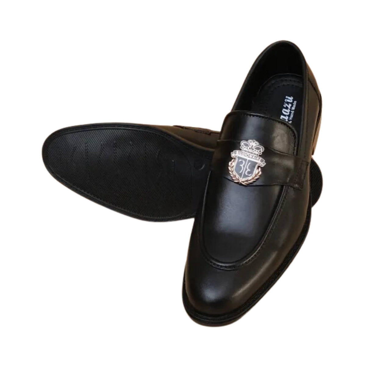 Elevate Your Style with ADL's Black Leather Shoes – Action WebStore